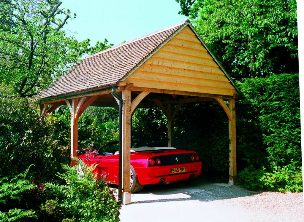 One Bay Oak Garages | 1-Bay Oak Framed Garages | EHBP